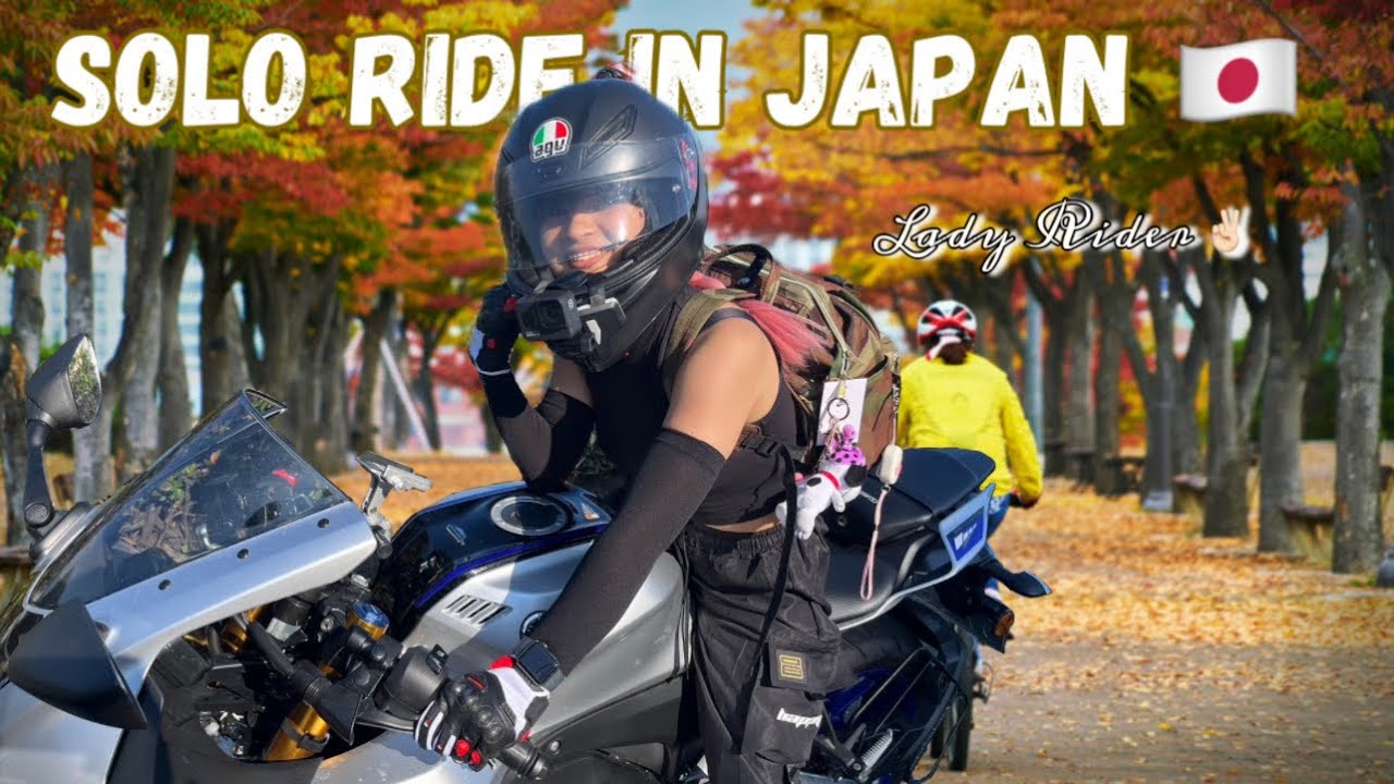 AJA JAPAN 🇯🇵 MA SOLO RIDE GARDAI 🏍️ - Lady Rider || Solo ride in Japan ...