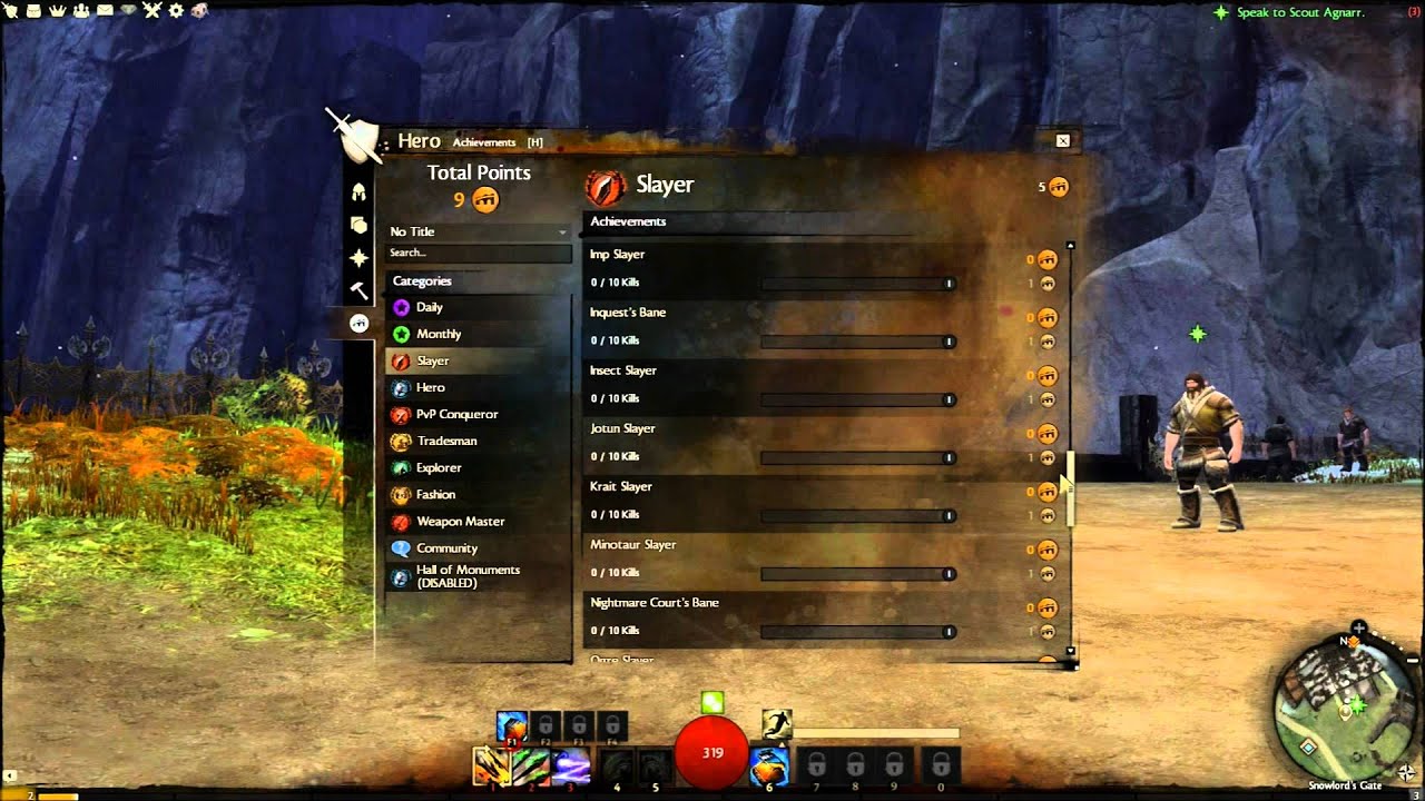 Guild Wars 2 Beta Menu options - YouTube