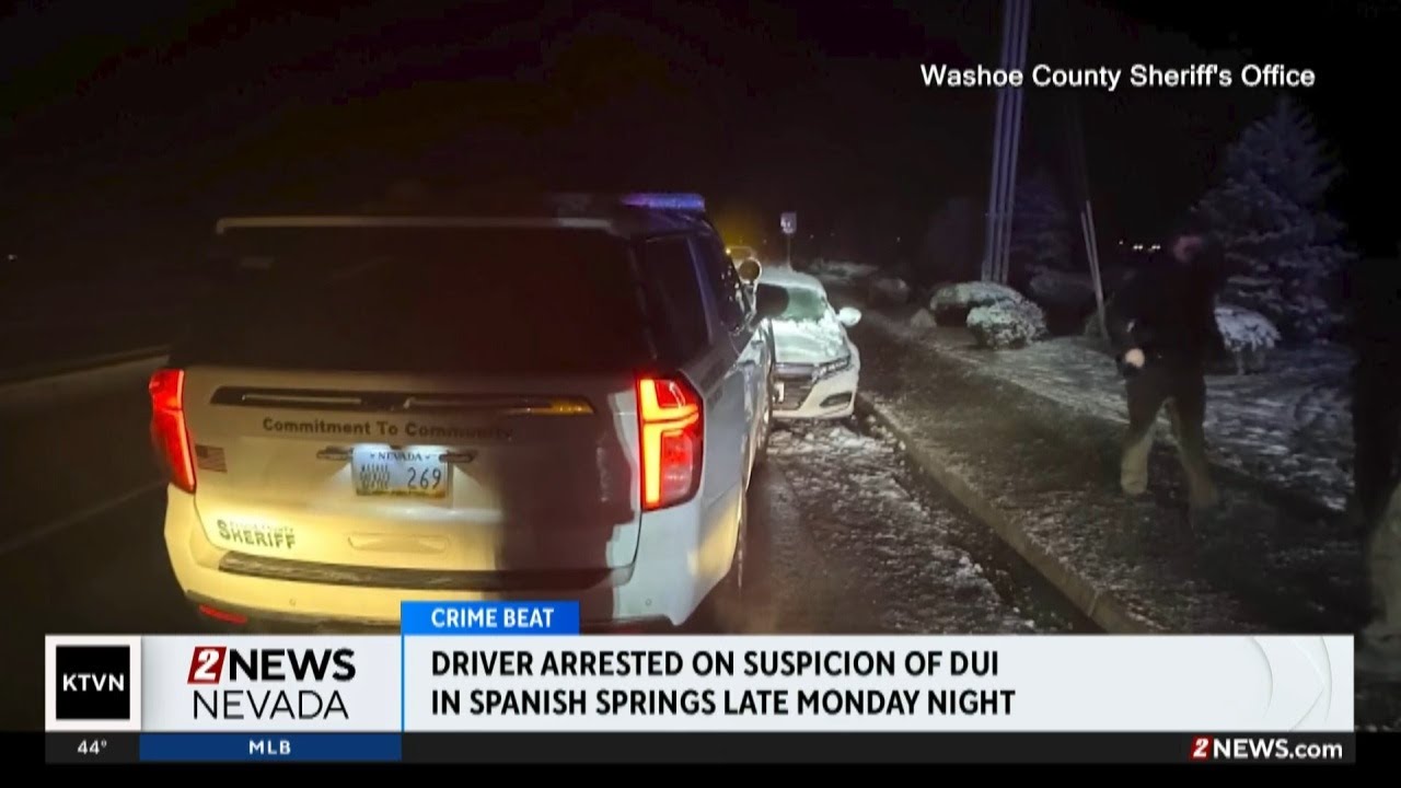 Driver arrested on suspicion of DUI in Spanish Springs - YouTube