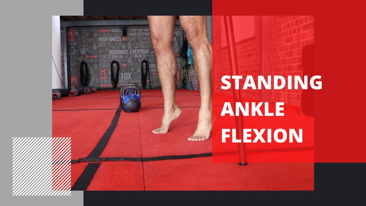 Standing Ankle Flexion - YouTube