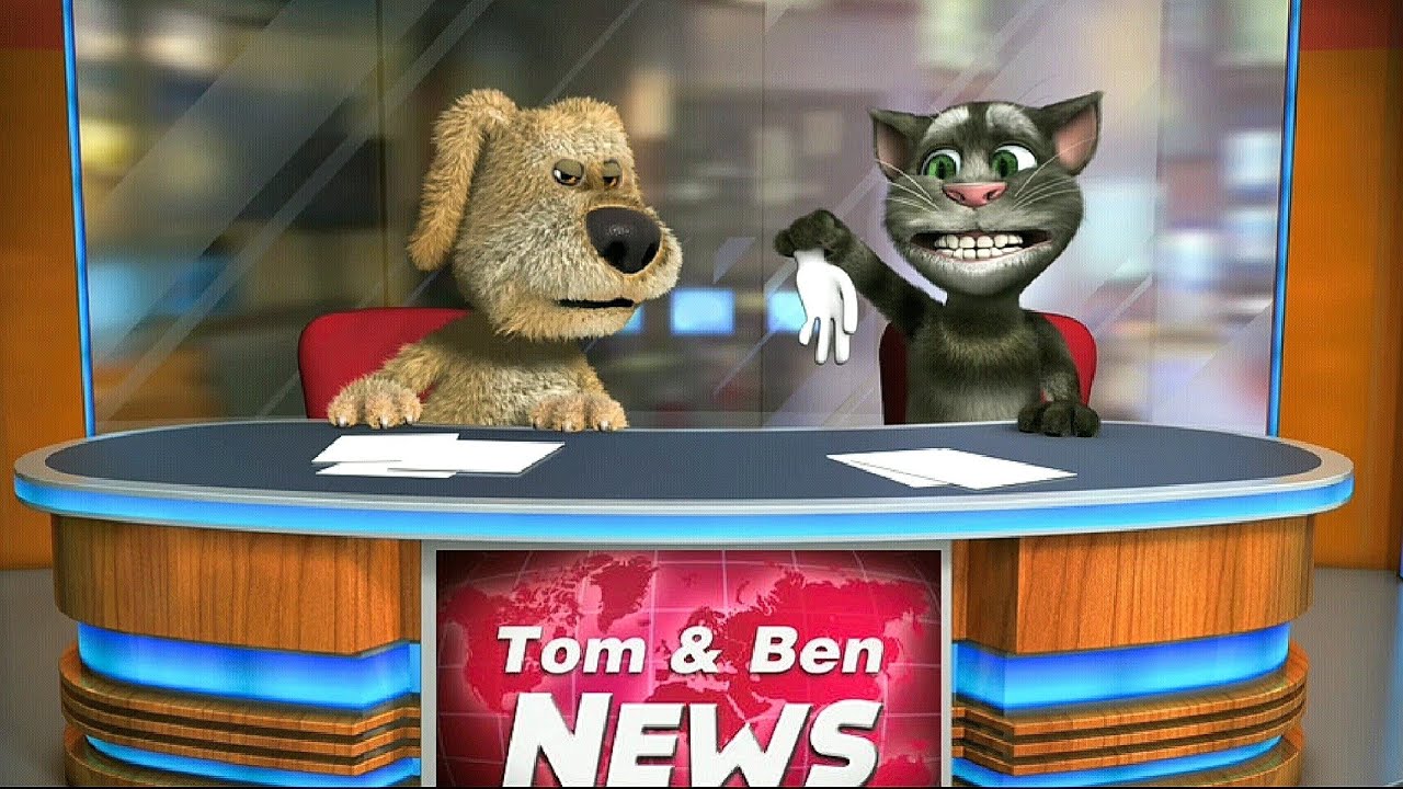 Talking tom and ben news -Fight - YouTube