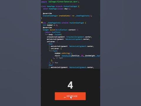 Statefull Widgets in flutter #02 #60secFlutter #flutterhero - YouTube
