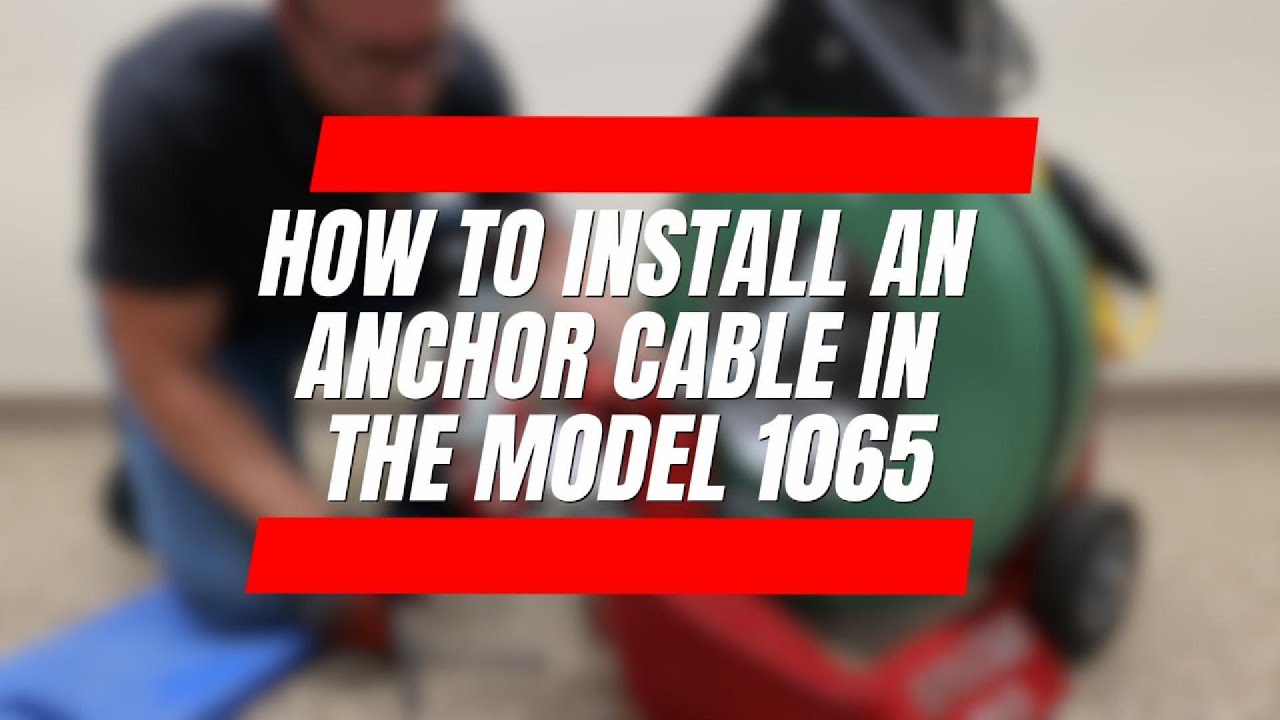 How to Install an Anchor Cable in the Spartan Tool Model 1065 - YouTube
