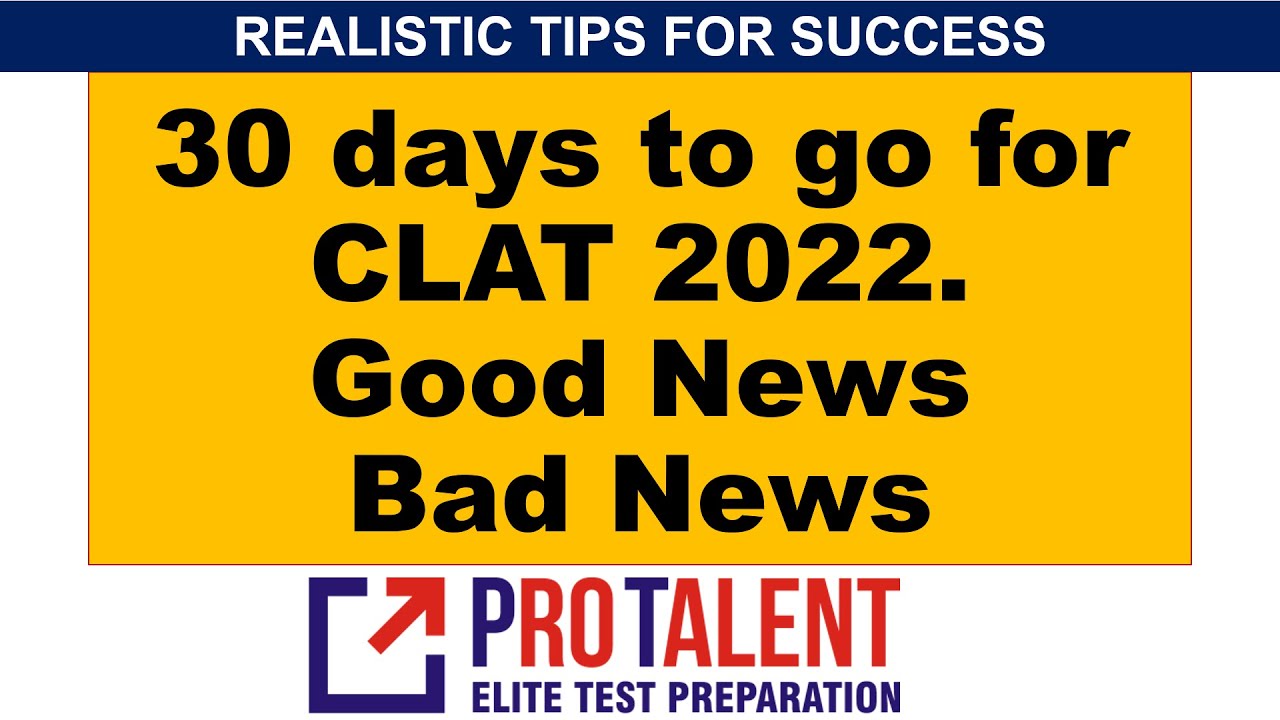 30 Days REMAINING In CLAT 2022 Are You SCARED How To Make TIME TABLE For Remaining Time 30-days-remaining-in-clat-2022-are-you-scared-how-to-make-time-table-for-remaining-time
