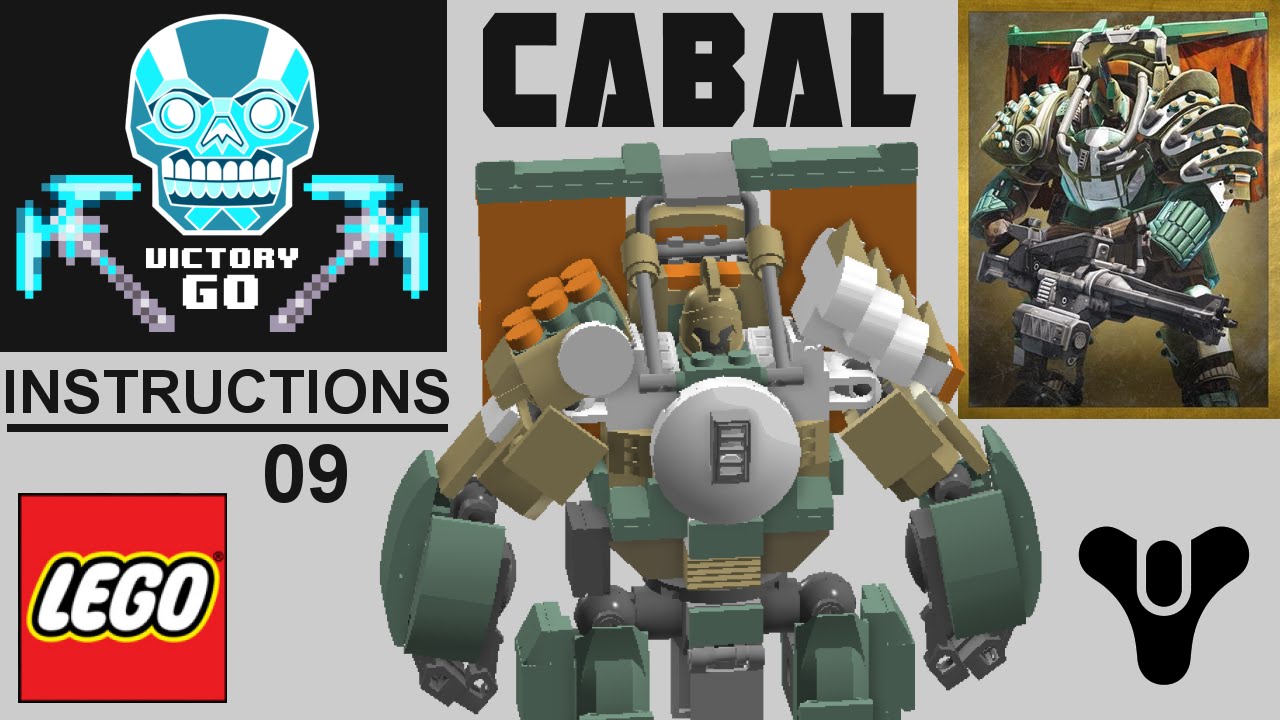 LEGO Destiny Cabal with INSTRUCTIONS ///// - YouTube