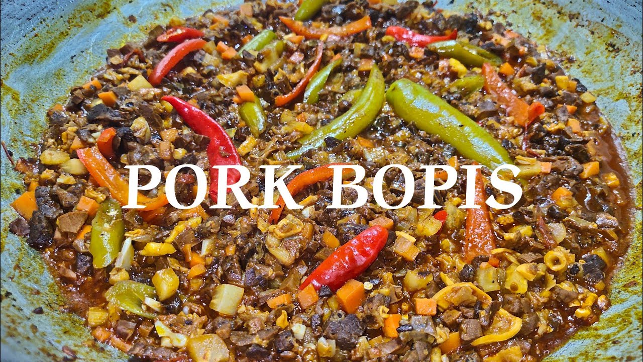 PORK BOPIS LAMAN LOOB NG BABOY BAGA AT PUSO - YouTube