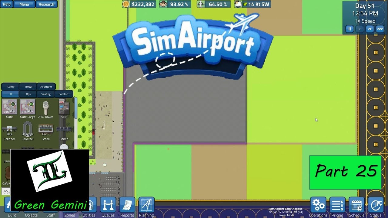 Sim Airport - Part 25 - Adding more XL Gates - YouTube