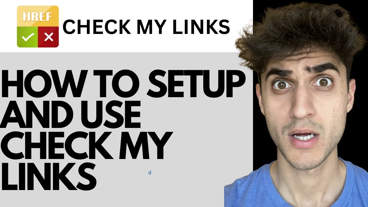 How to set up and use Check my links - YouTube