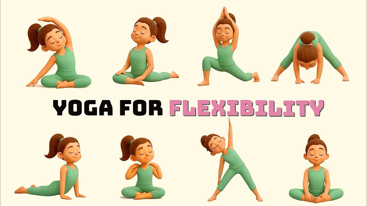 Yoga for Flexibility | 5-Minute Kids Stretch Routine 🌈 - YouTube
