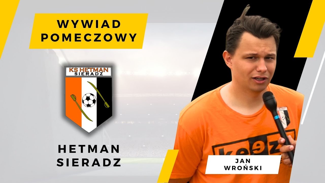 Jan Wroński - Hetman Sieradz - wywiad pomeczowy - YouTube