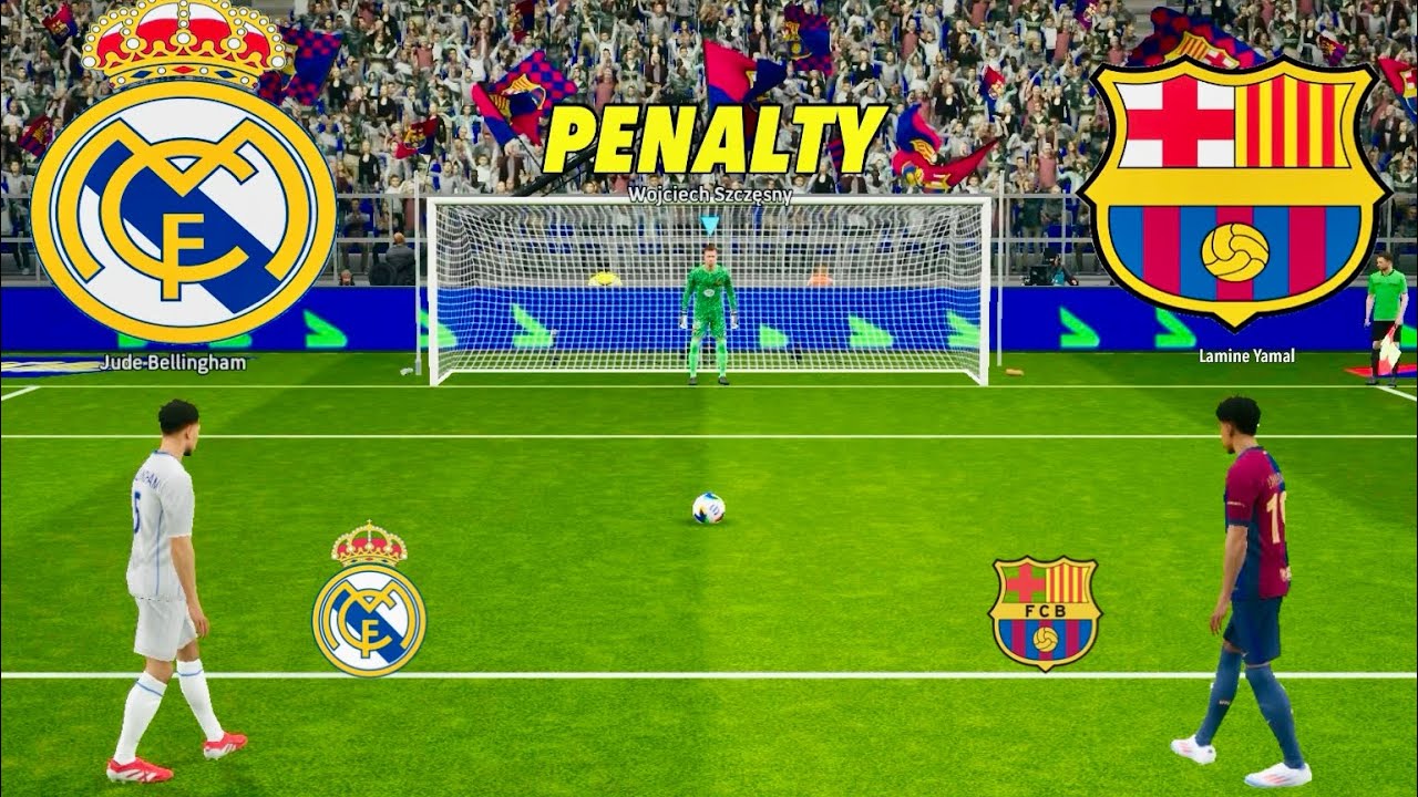 FC Barcelona vs Real Madrid Full Penalty Shootout | RMA vs FVB Match ...