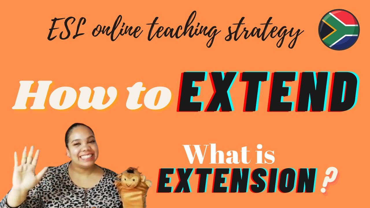 How to extend | What is extension? | ESL online teaching strategy - YouTube