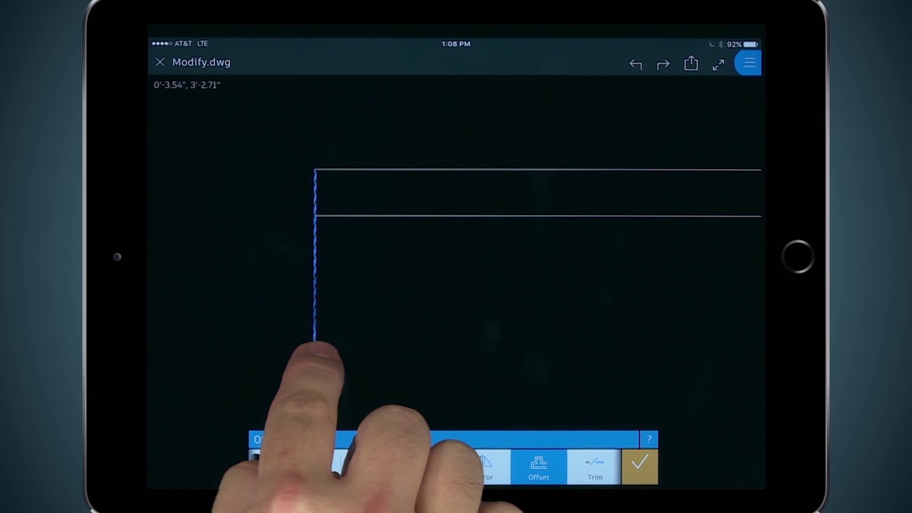 AutoCAD Mobile App | How To: Modifying Drawings - YouTube