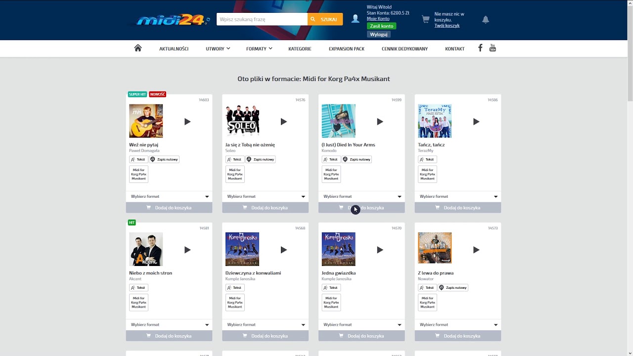 Midi24.pl - Poruszanie się po nowej stronie - instruktaż nr 1 - YouTube