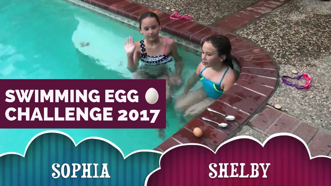 Swimming Egg Challenge 2017 - YouTube