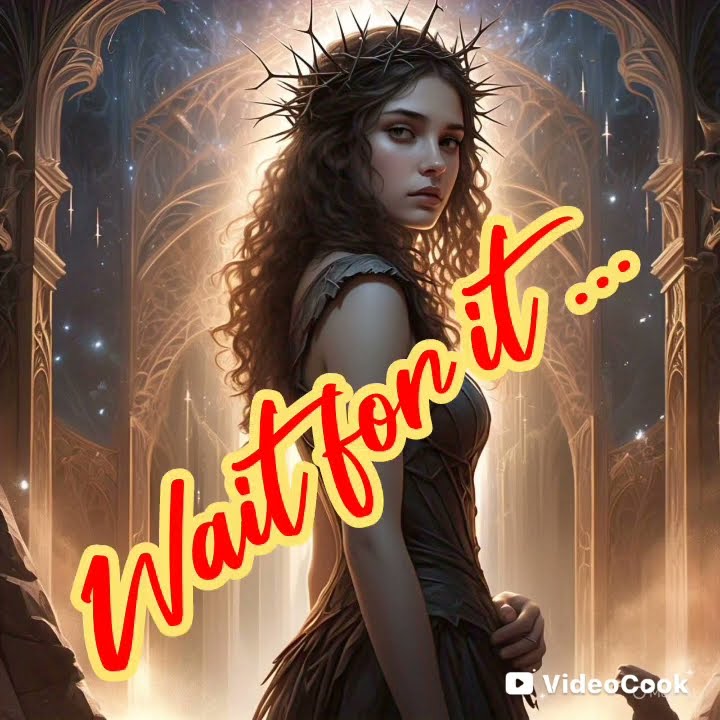 the hallowed queen walking through the gates of the hallowed she smiles ...