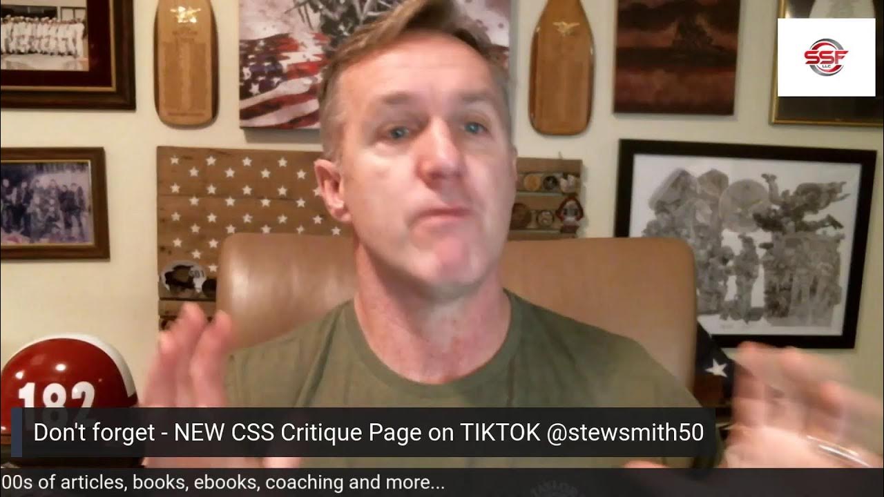 Building Mental Toughness +Live Q and A with CSS Critiques (Stew Smith Fitness) - YouTube