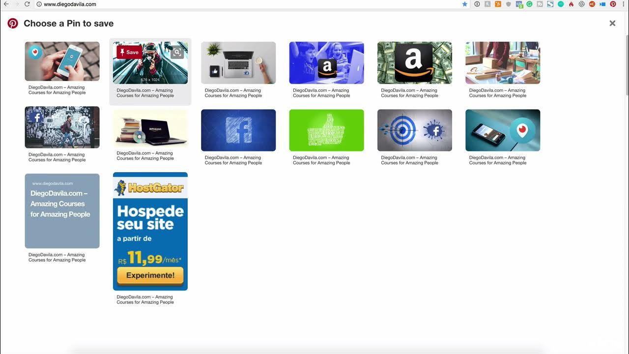 Adding Pinterest Chrome Extension - YouTube