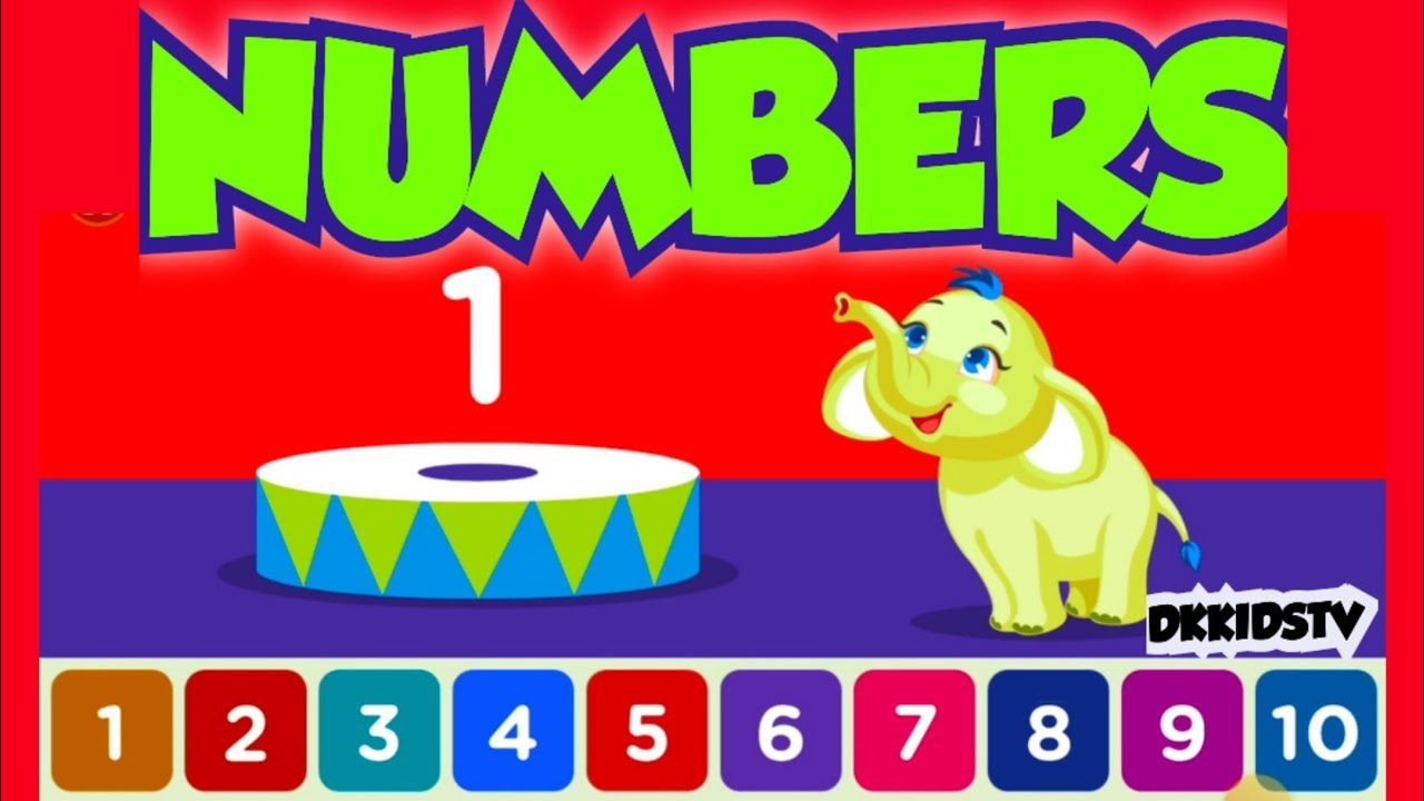 Number counting | 123 Numbers | Number Names | 1 To 10 | Counting for ...