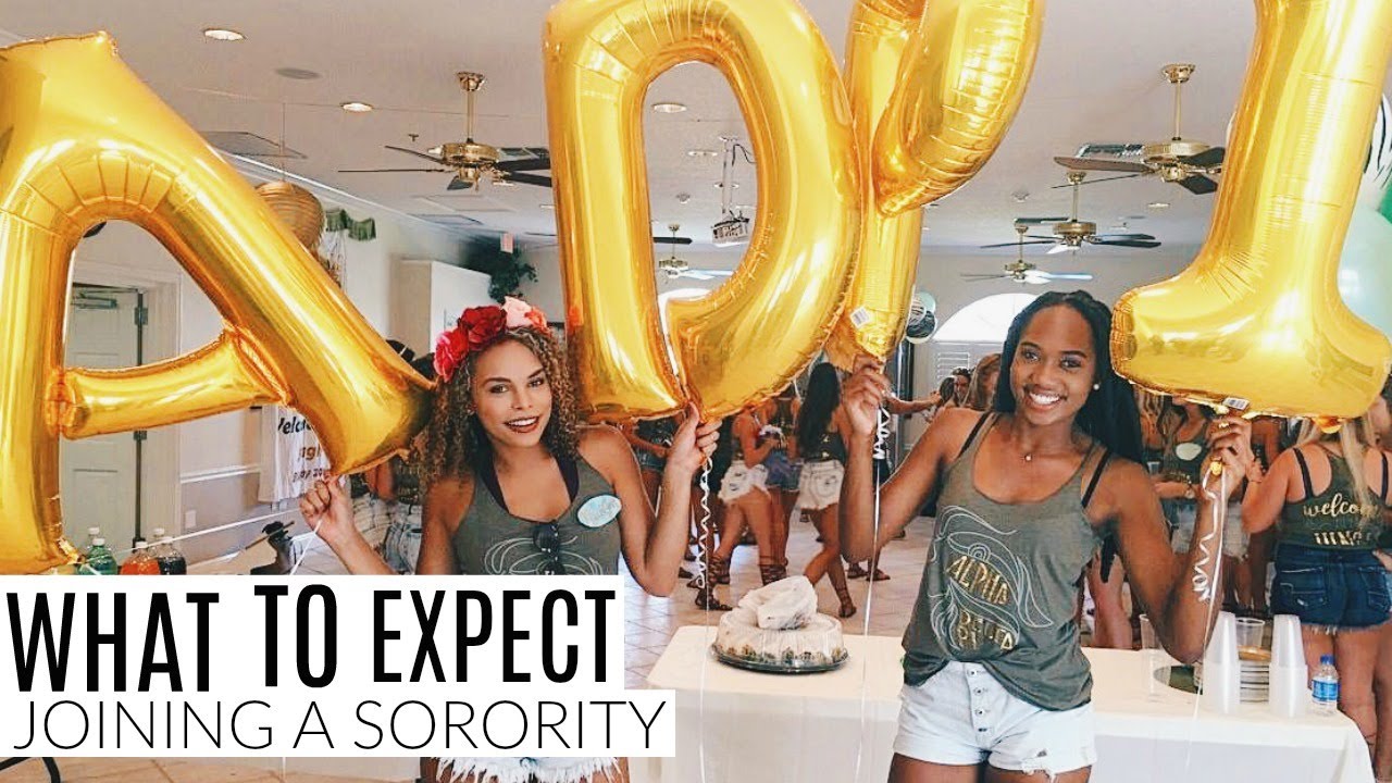 WHAT TO EXPECT AFTER JOINING A SORORITY PT 1:SOCIALS, DATE FUNCTIONS ...
