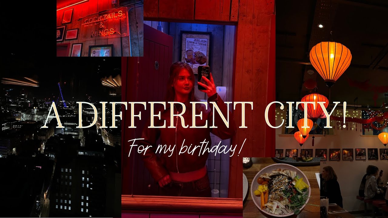 SPENDING MY 19TH BIRTHDAY IN A DIFFERENT CITY |*day in my life vlog* ~ shopping, Korean food ...