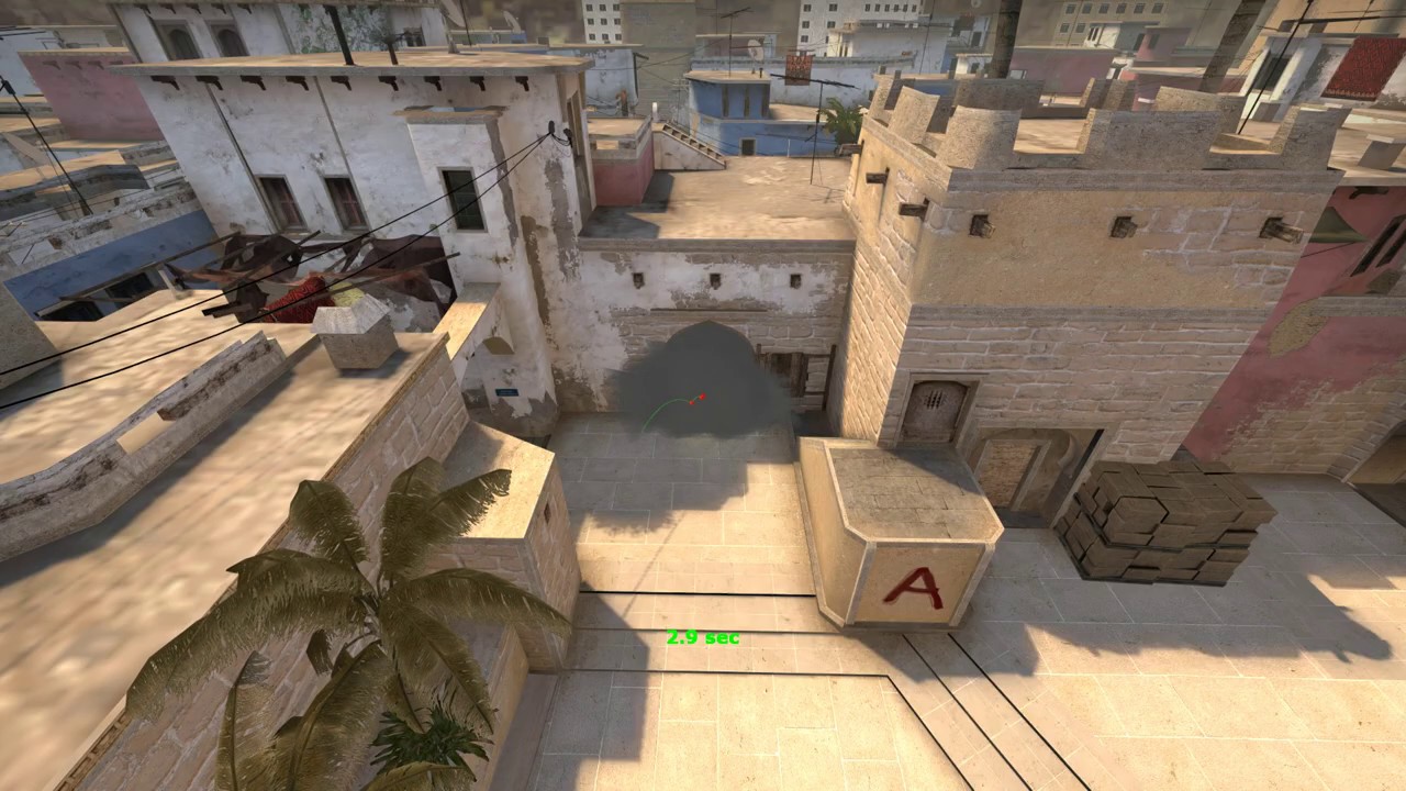 CS:GO | Mirage A | Connector Smoke from Jungle 128 Tick - YouTube