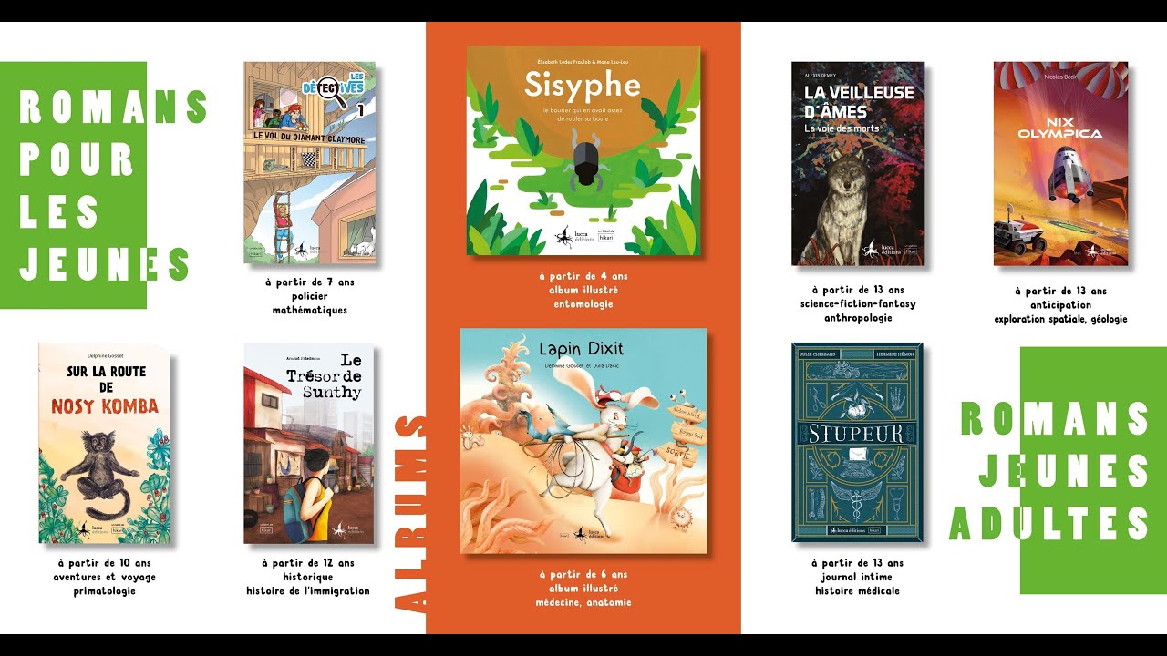 Présentation de la maison d'édition jeunesse LUCCA et de quatre de ses ...