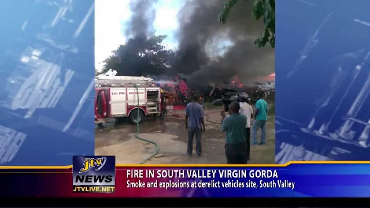 FIRE IN SOUTH VALLEY VIRGIN GORDA - YouTube