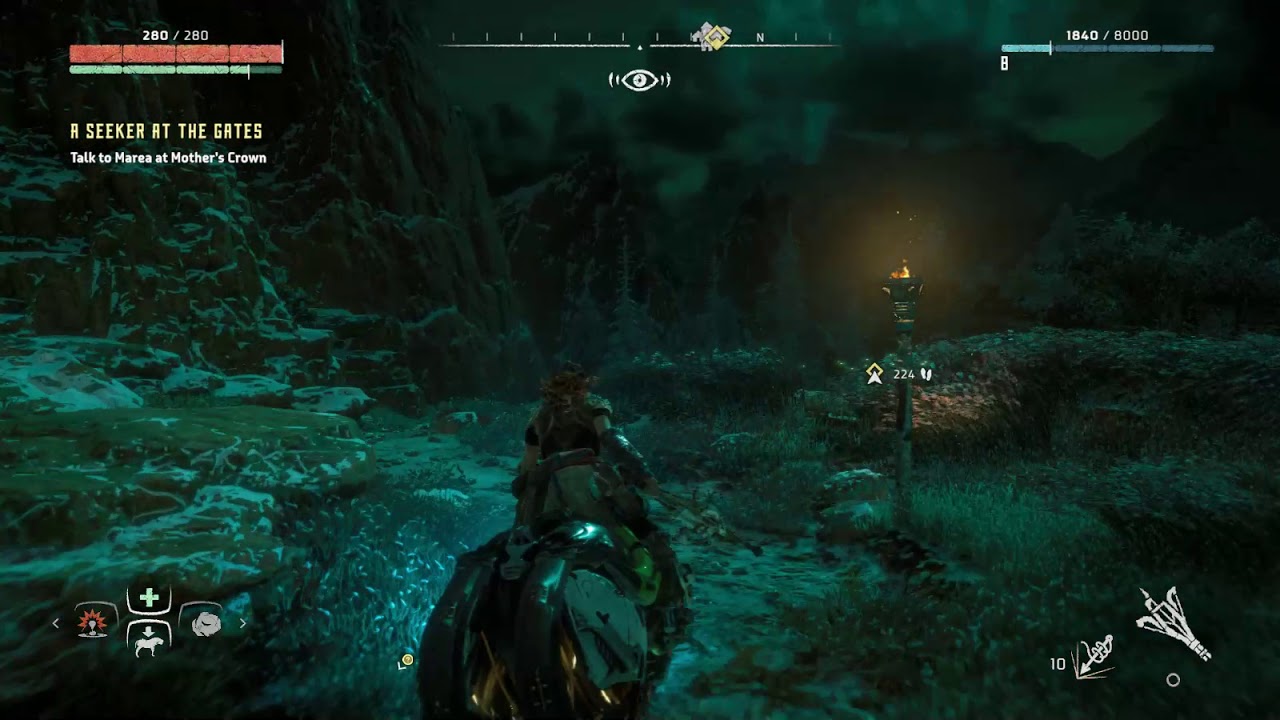 Horizon Zero Dawn Complete Edition [RIDING ON STRIDER] - YouTube