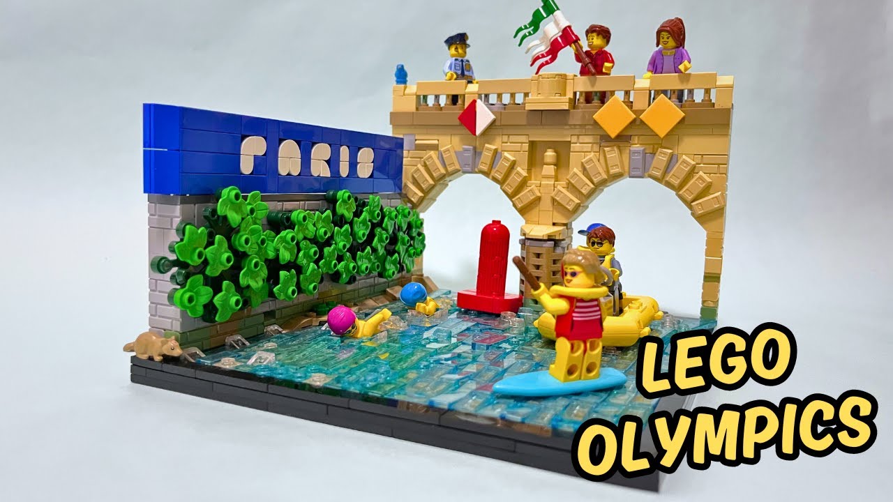 EASY LEGO Flowing Water Technique - YouTube