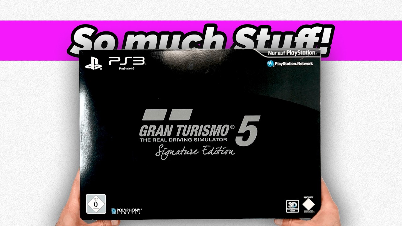Unboxing Gran Turismo 5 Signature Edition for PlayStation 3 + Gameplay ...