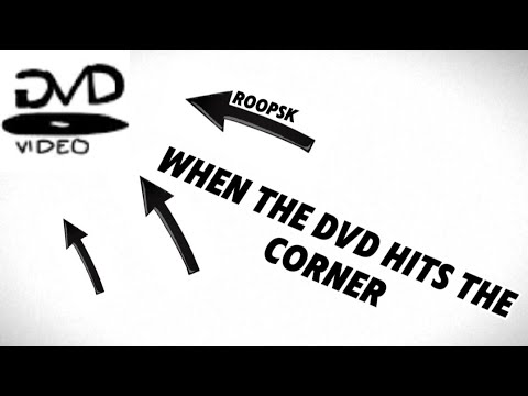 When the DVD logo hits the corner (REMASTERED) - YouTube