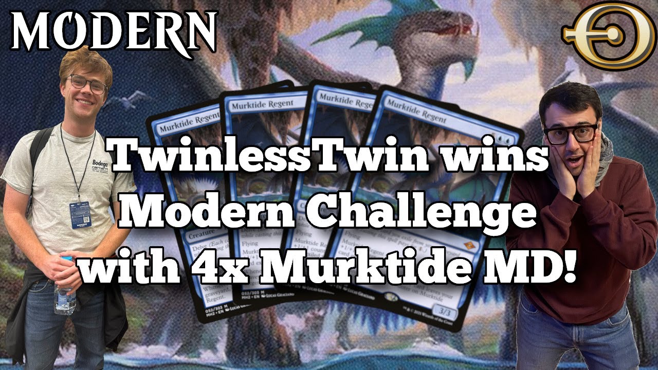4 copies of Murktide win Modern Challenge! | Modern | MTGO - YouTube