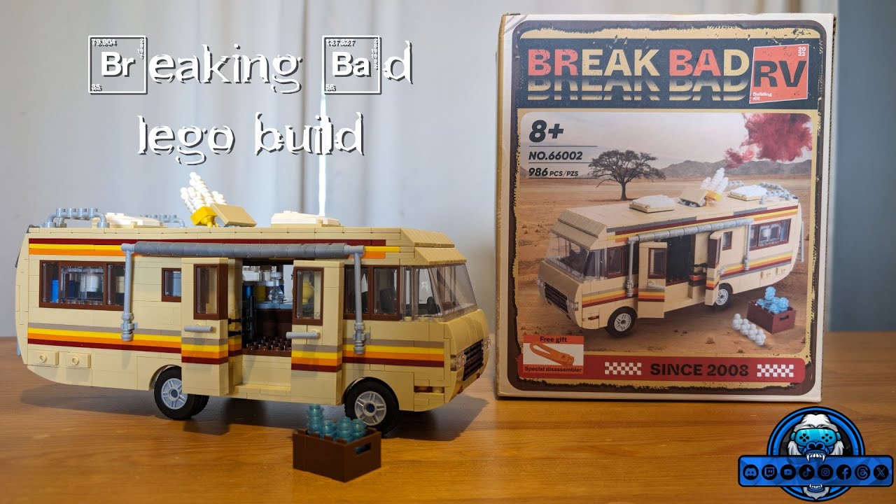 LEGO Breaking Bad RV Full 4K Timelapse Build - YouTube