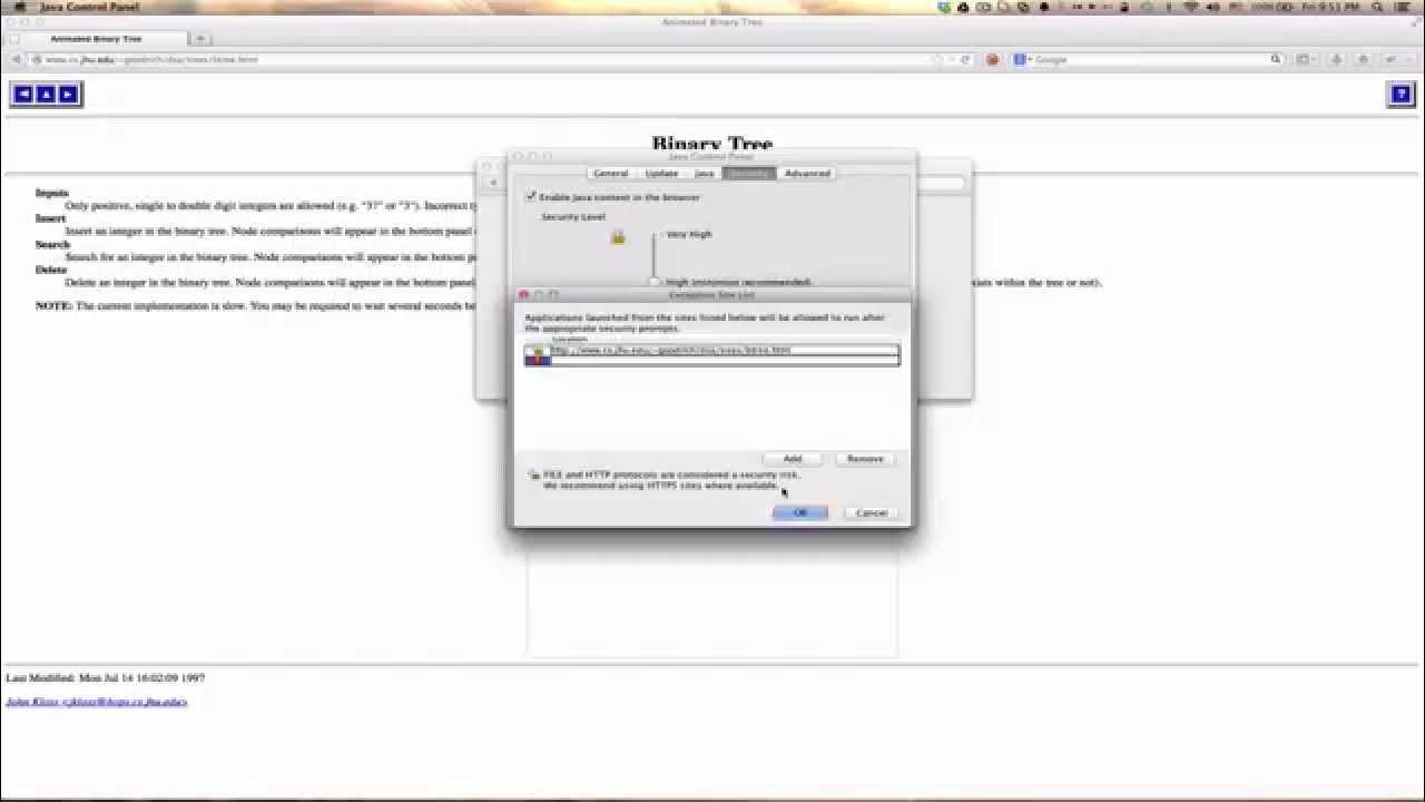 Java Fix: Applications Blocked by Security Settings for Mac - YouTube