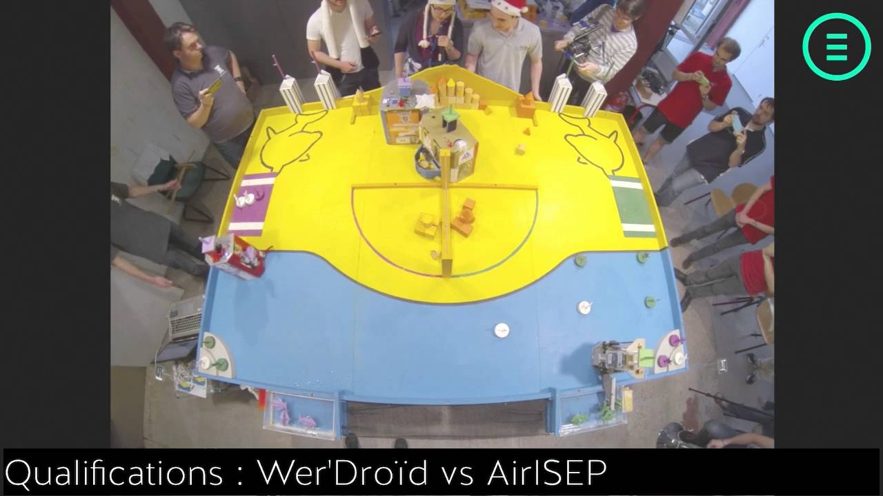 Qualif WerDroïd VS AirISEP - YouTube