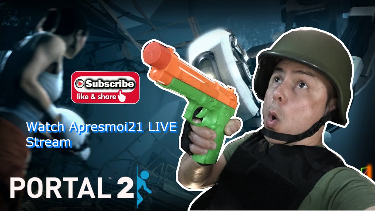 Portal 2 Video Game Live Stream - YouTube