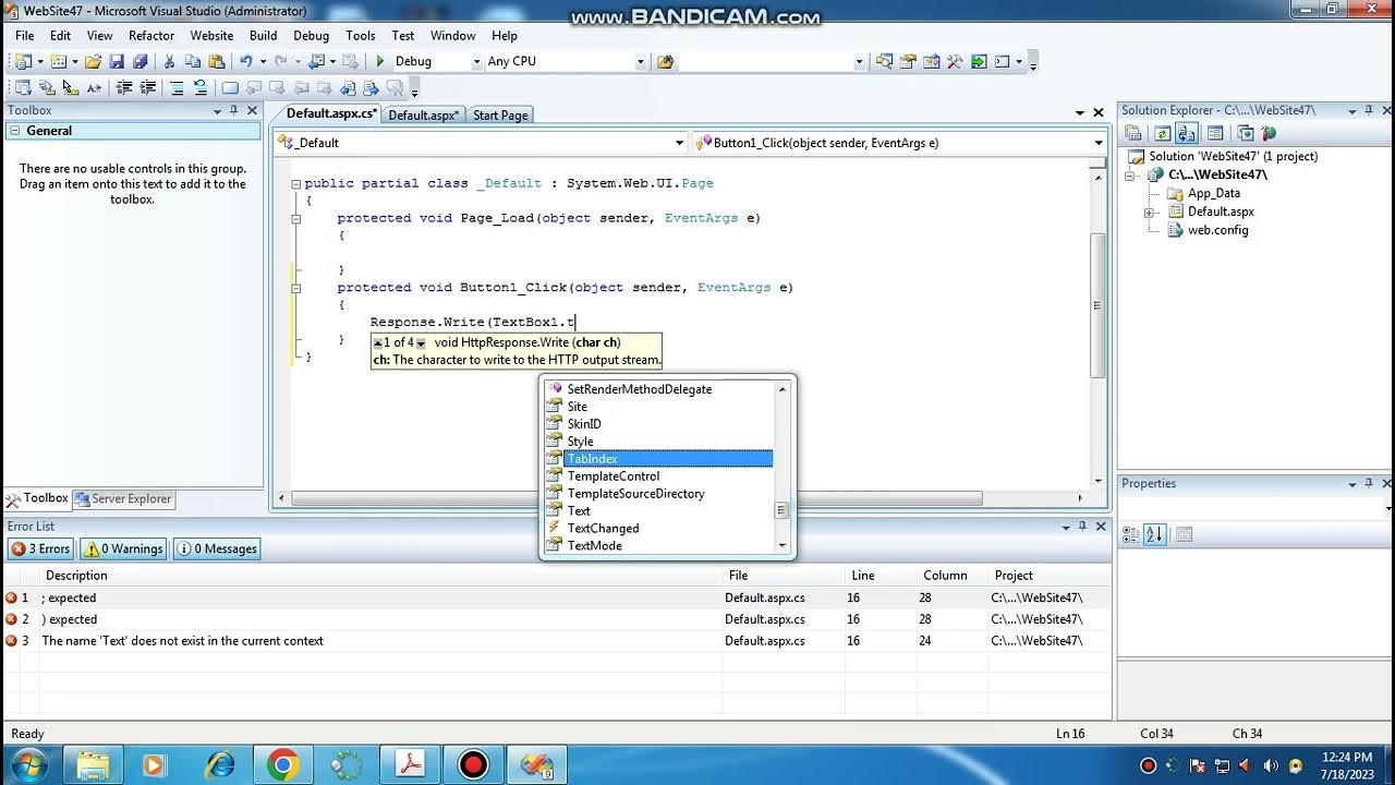 #Literal Control in ASP.NET with C# | By Sejal Shah - YouTube