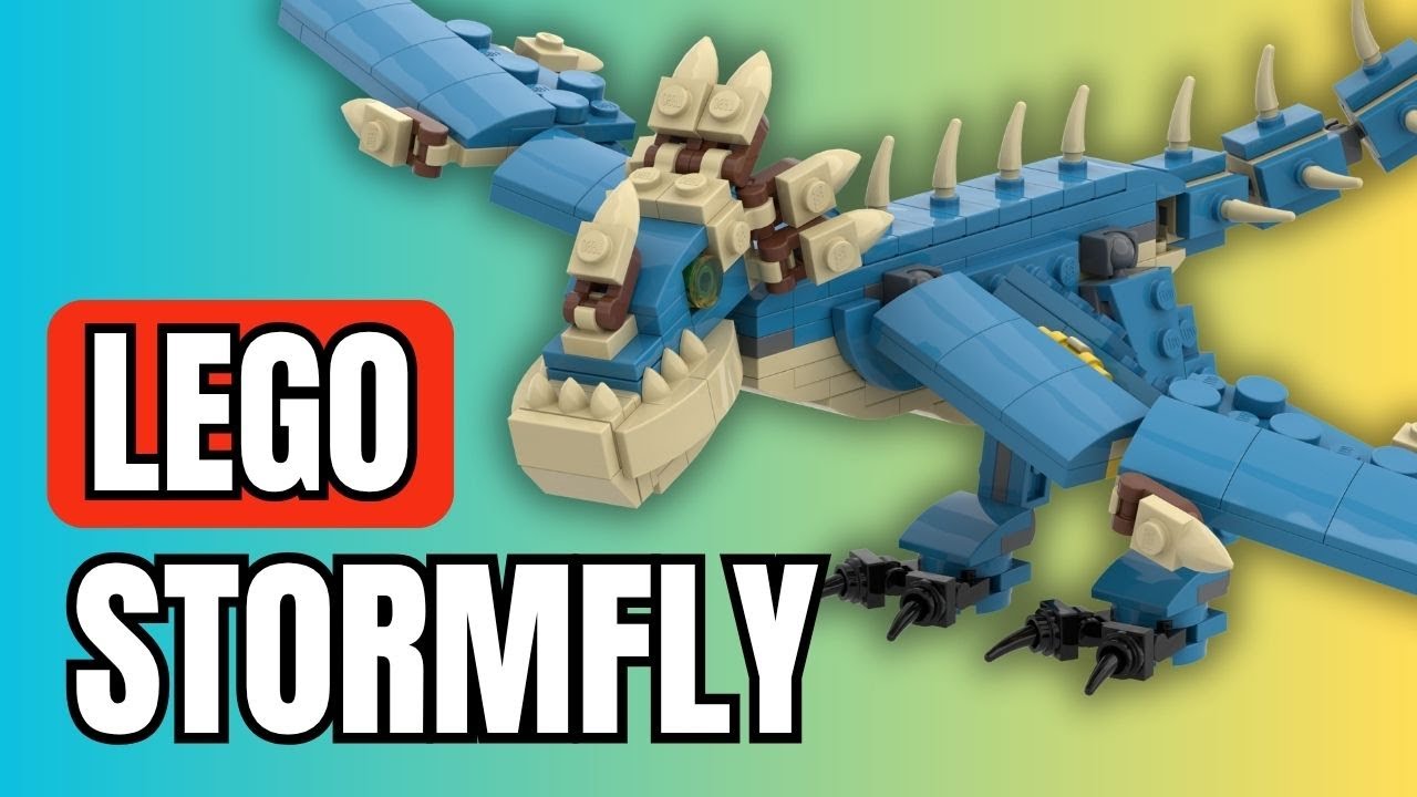 I Built STORMFLY from How To Train Your Dragon in LEGO - YouTube