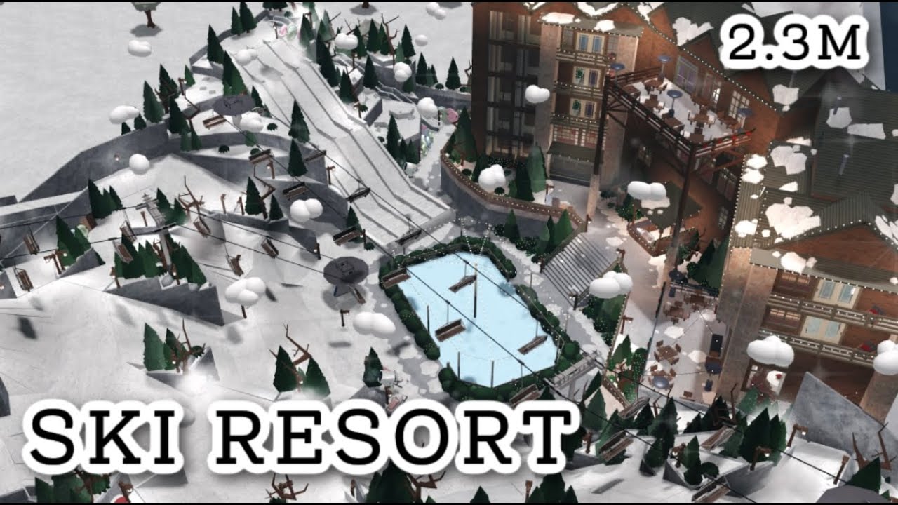 Ski Resortlodge Full Speed Build Bloxburg Roblox Robuilds Youtube