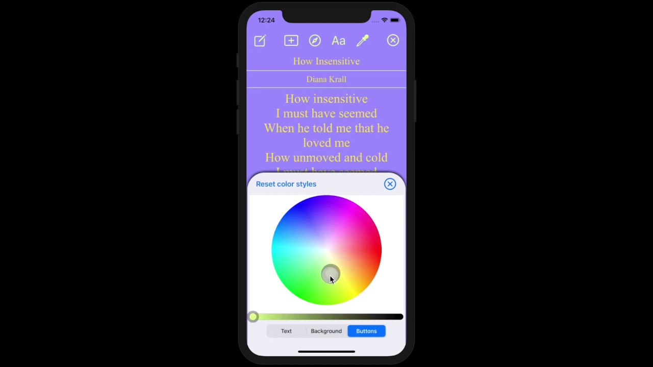 Julia Lyrics App Overview - YouTube