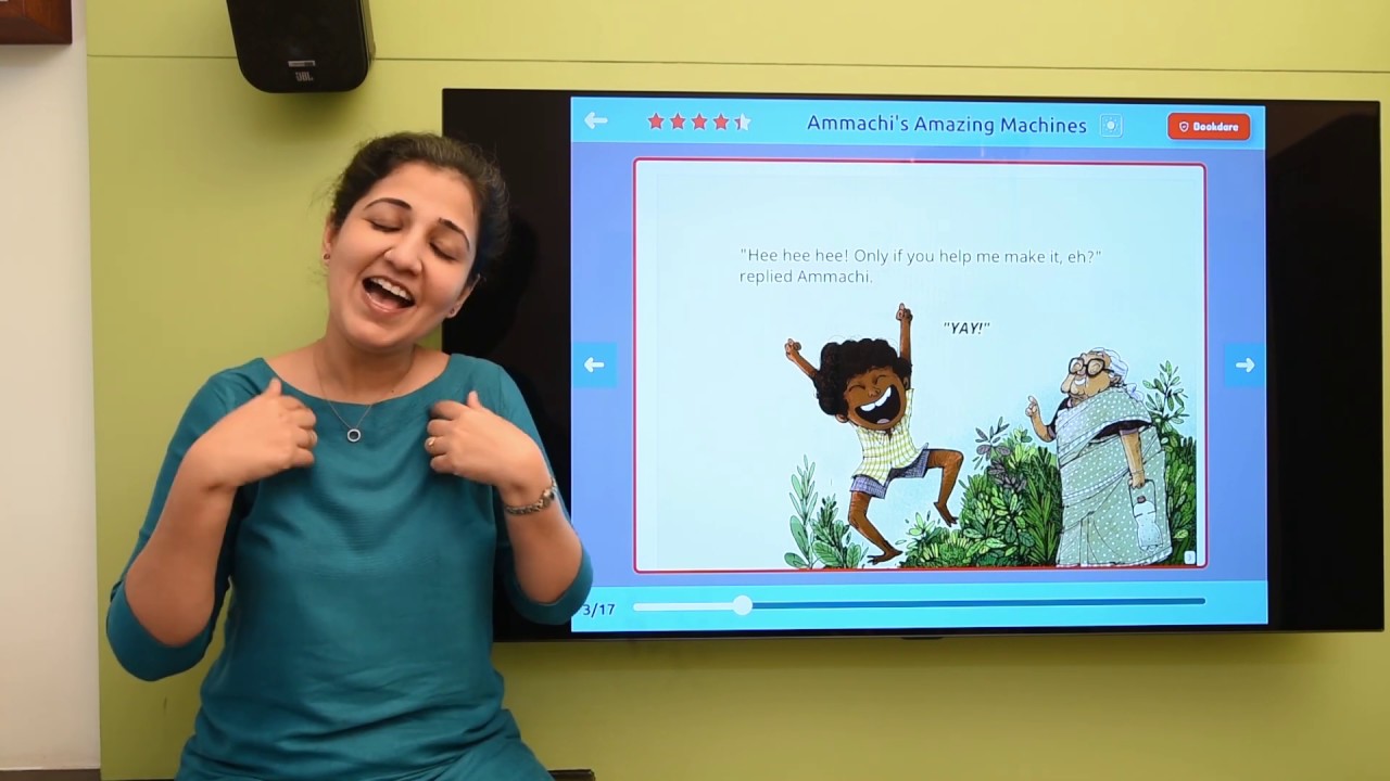 Storytelling of 'Ammachi's Amazing Machines' with Heena Vaswani ...