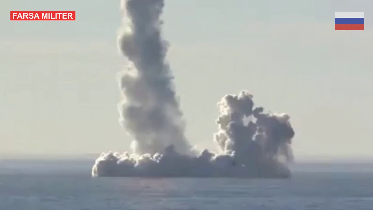 Test Launch of 4 Bulava ICBM From Russian Nuclear powered Submarine ...