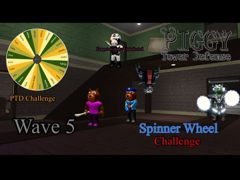 Piggy Tower Defense: Spinner Wheel Challenge | Random Selected Towers ...