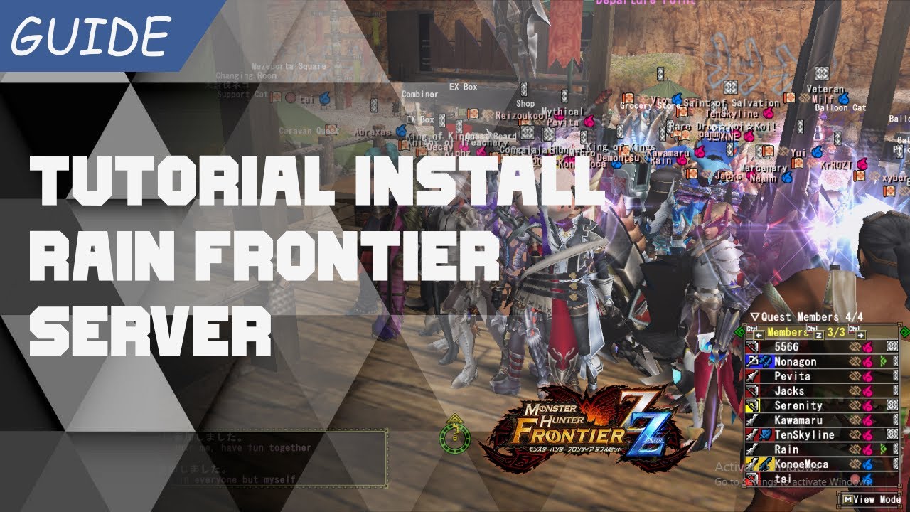 [ OUTDATED ] Tutorial Bermain di Rain Frontier Server [ ENG Subtitle ...