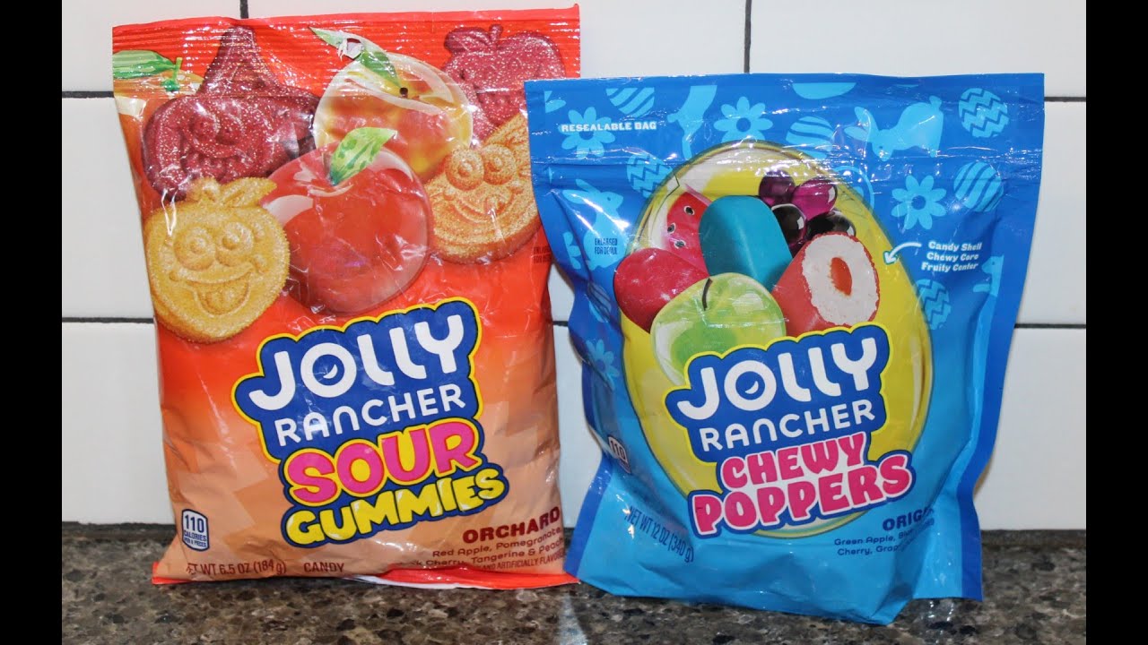 Jolly Rancher Orchard Sour Gummies & Jolly Rancher Original Chewy ...