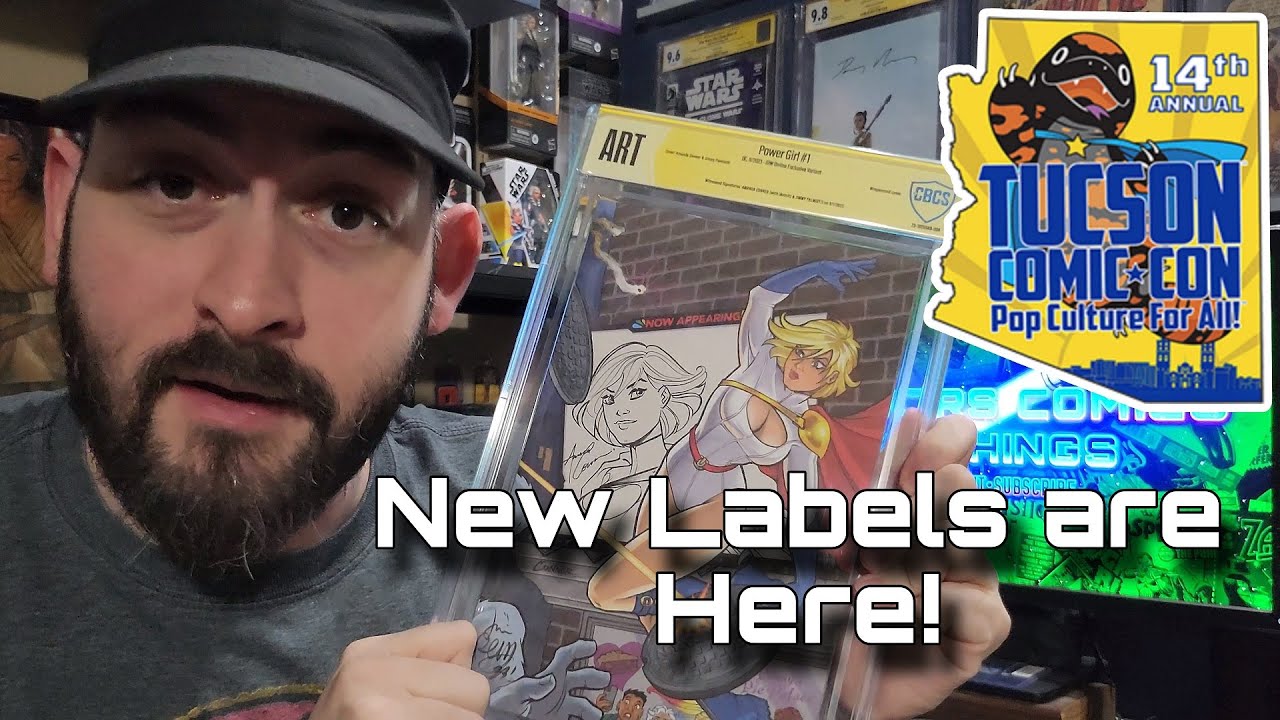 CBCS Return! The New Labels are Here! Tucson Comic-Con 2023 - YouTube