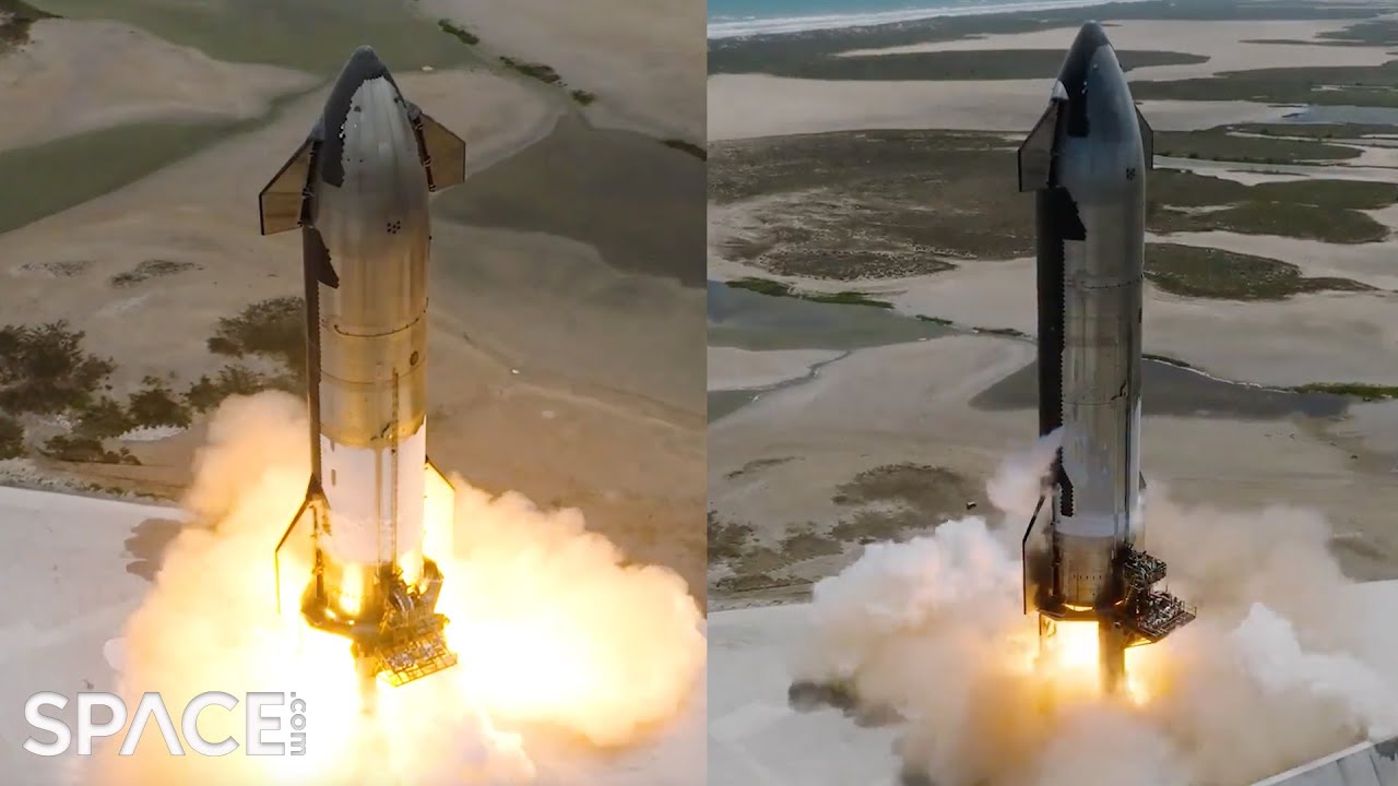 SpaceX fires up Starship twice in preparation for flight 4 launch - YouTube