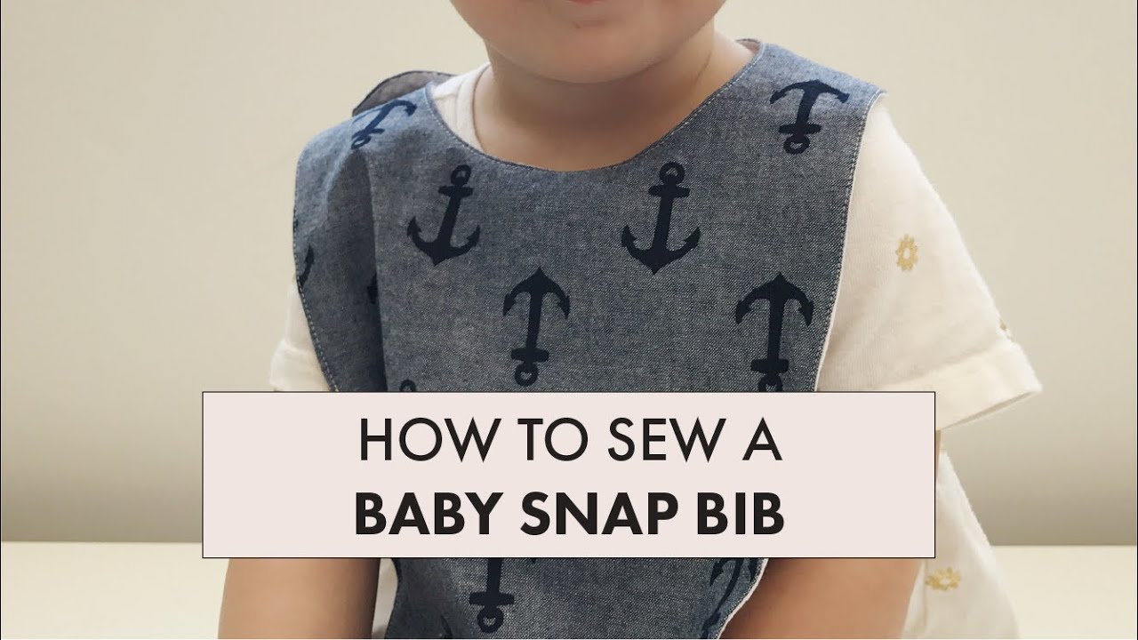 Snap Bib Tutorial STITCHED By Crystal: Tutorial: Drool Proof Baby Bib