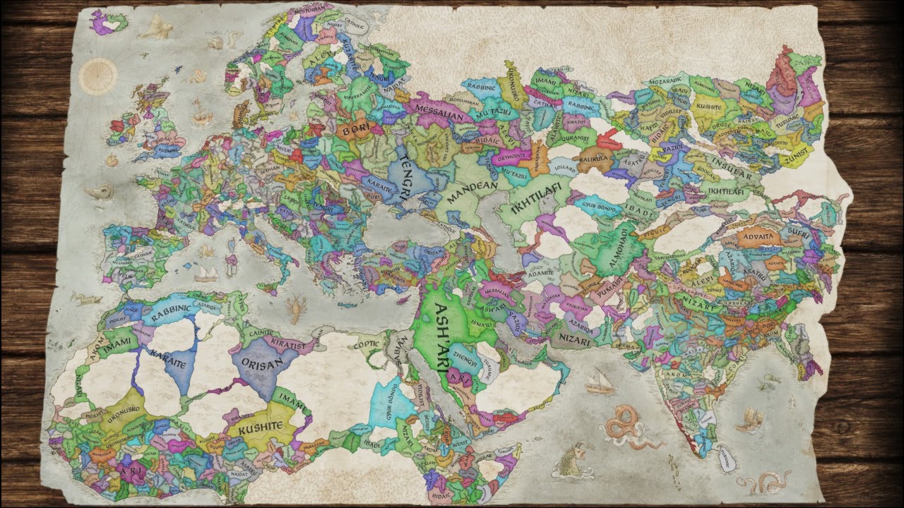 CK3v1.9: Faith Timelapse: Randomized Religions |867-1453 - YouTube